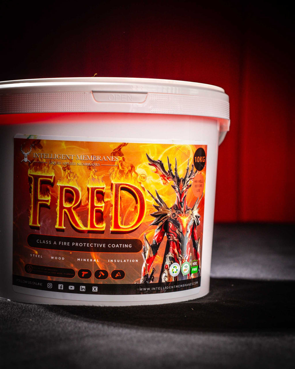 Fire Retardant Thermal Barrier Intumescent Coating (Class A2-S1, D0) T ...