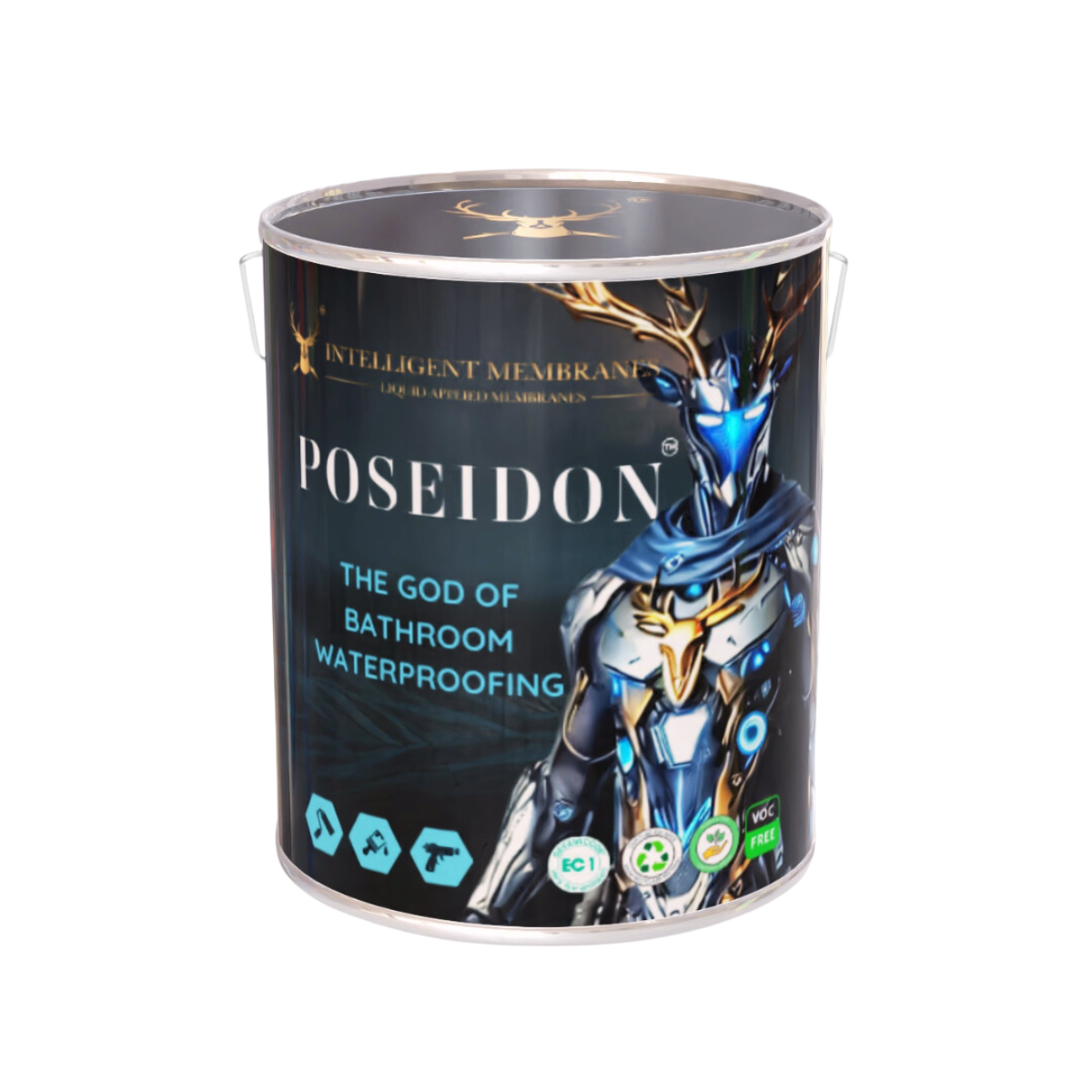 Poseidon - Bathroom & Wetroom Waterproofing Membrane Paint (7 or 12kg ...